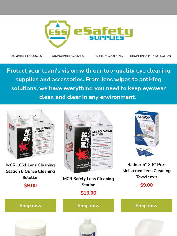 eSafety Supplies, Inc.: Clear Vision, Safe Eyes: Shop Essential Eye ...