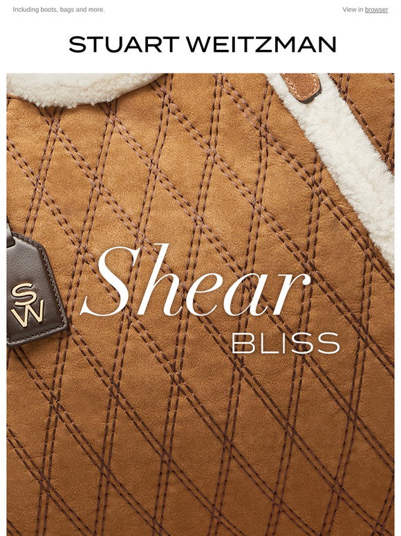 Stuart Weitzman: Cozy & Cool: Luxe Shearling Styles Just Landed | Milled