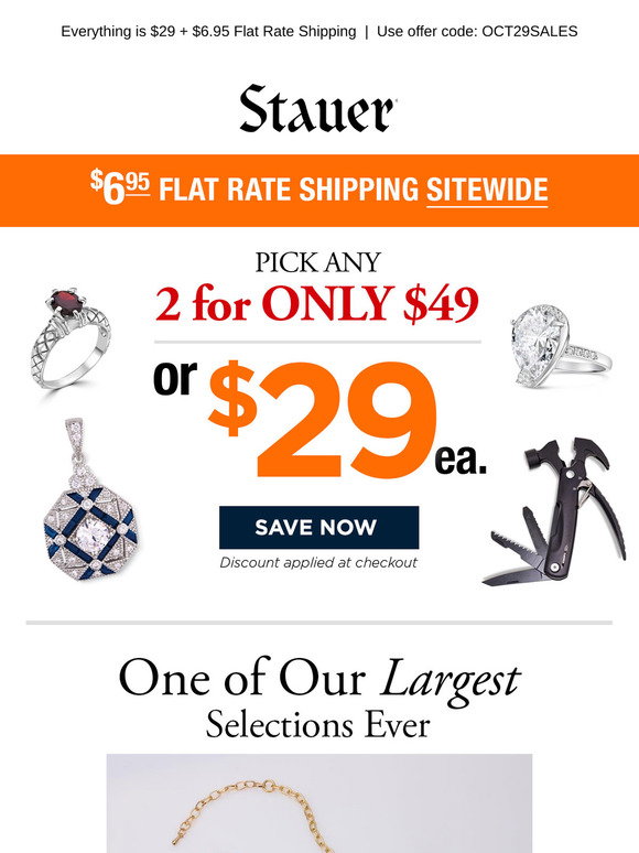 Stauer: Savings That’ll Give You a Chill 🥶 2 for $49 Deal is on! | Milled