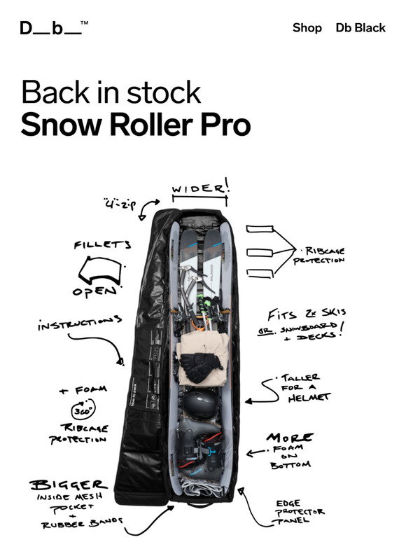 Db: The Snow Roller Pro is back in stock | Milled