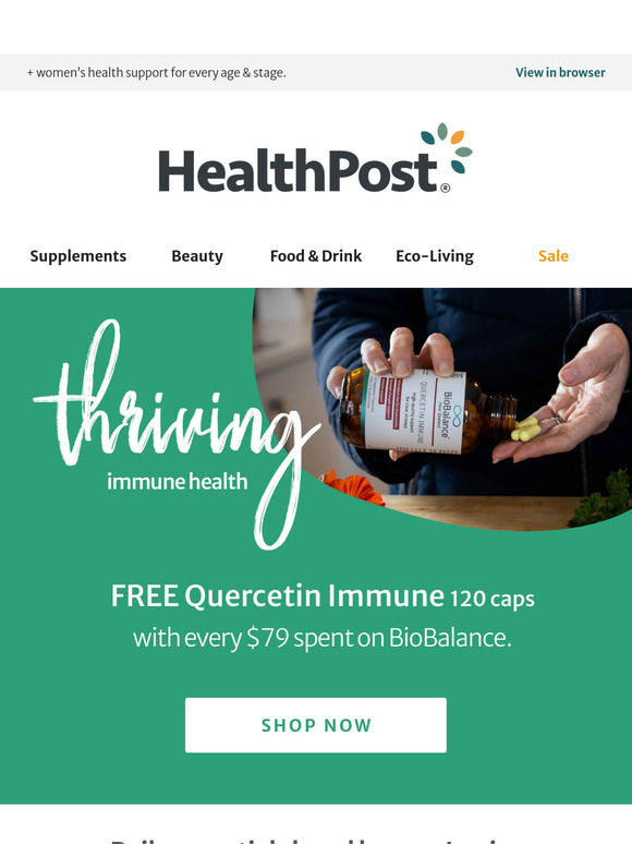 HealthPost (AU): Jessica, your FREE immune wellness gift inside 🎁 | Milled