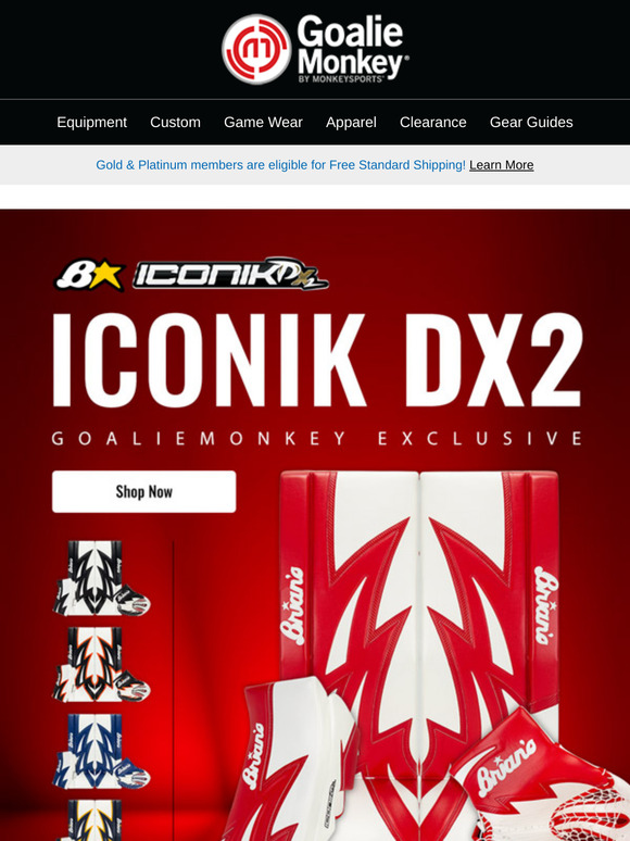 GoalieMonkey: Superior Control in the Crease with Brian's Iconik DX2 ...