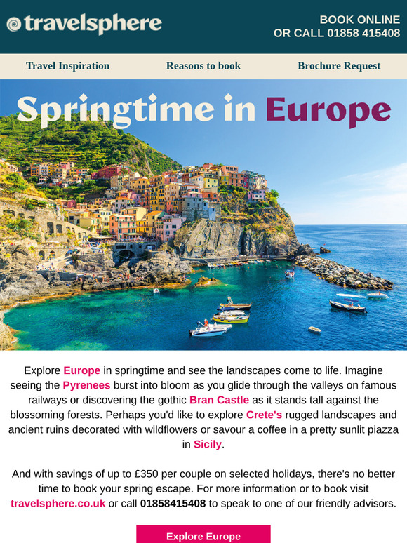 Travelsphere: Springtime in Europe | Milled