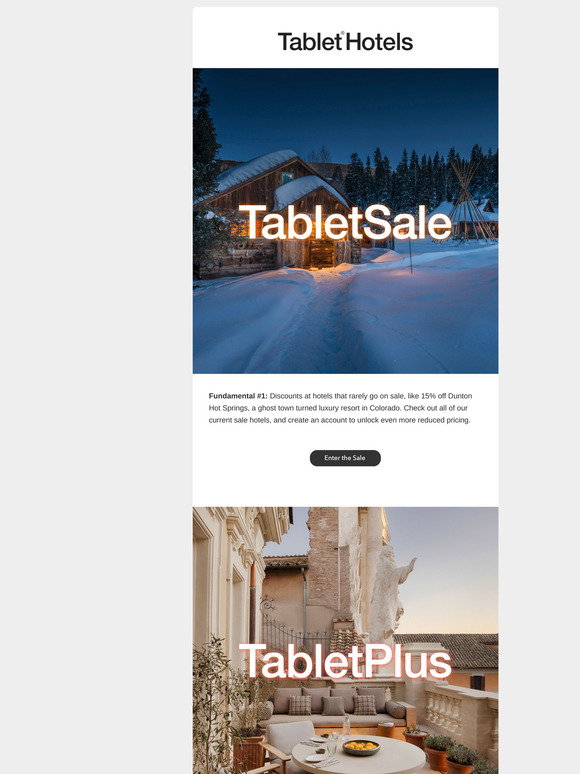 Tablet Hotels: The Five Fundamentals of Tablet | Milled