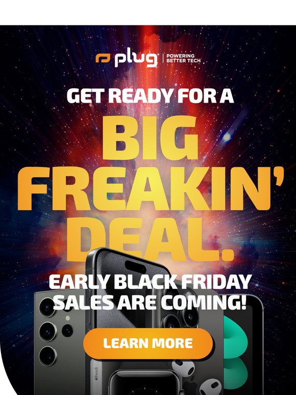 Plug: Get Ready! Early Black Friday Deals Start Friday 🎉 | Milled