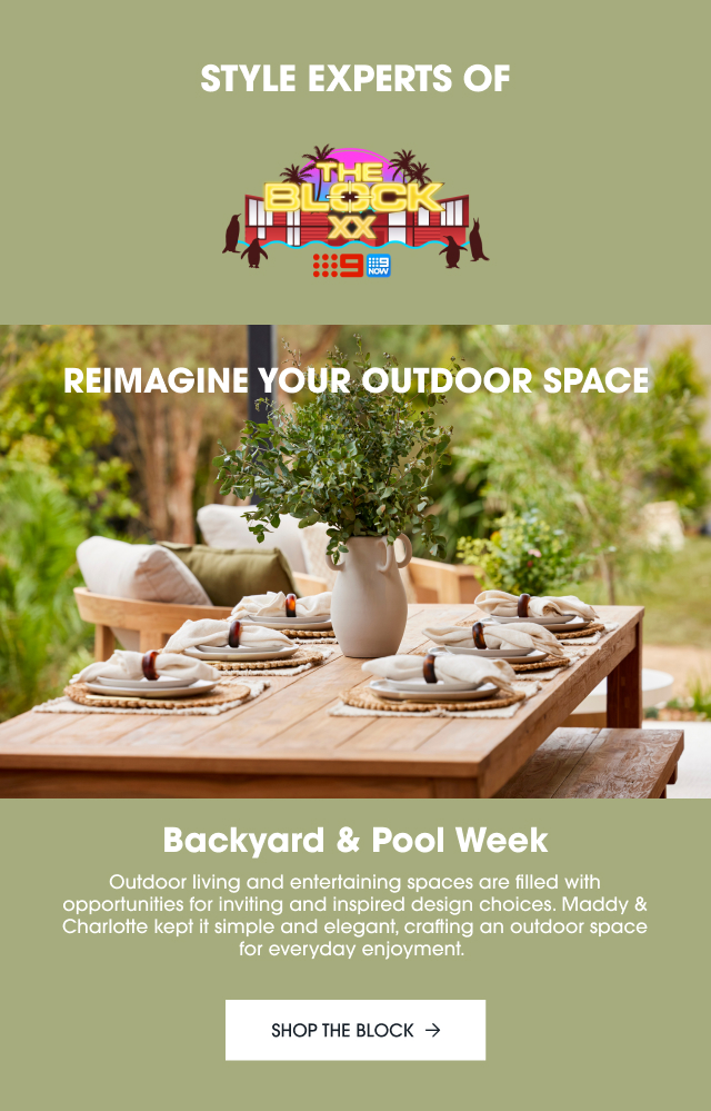 Freedom: The Block: Backyard & Pool Week | Milled