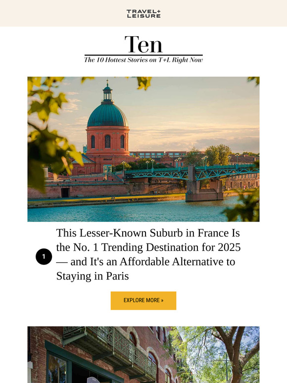 Travel + Leisure Club: Discover the No.1 Trending Destination for 2025 ...