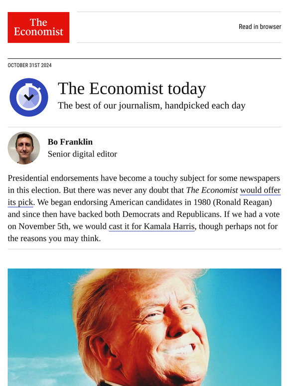 The Economist: Why another Trump term is too risky | Milled