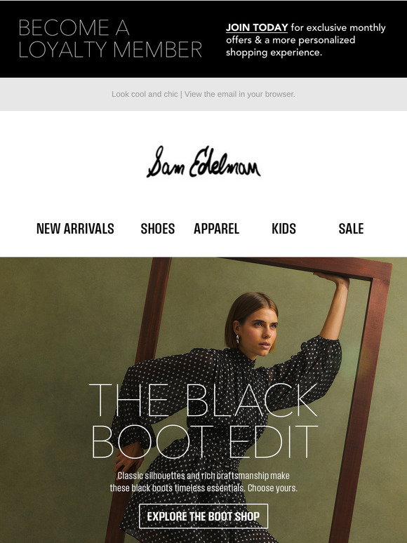 Sam Edelman: The Ultimate Black Boot Guide | Milled