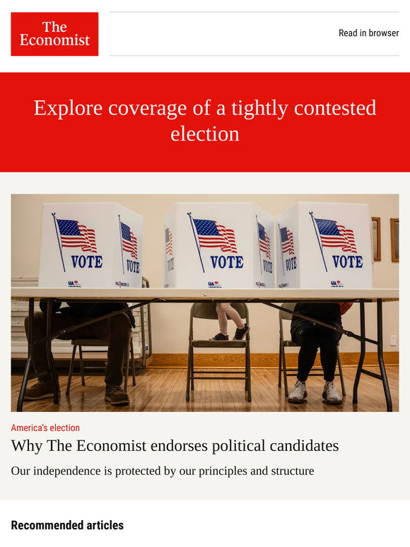 The Economist: Spotlight story: Why The Economist endorses political ...