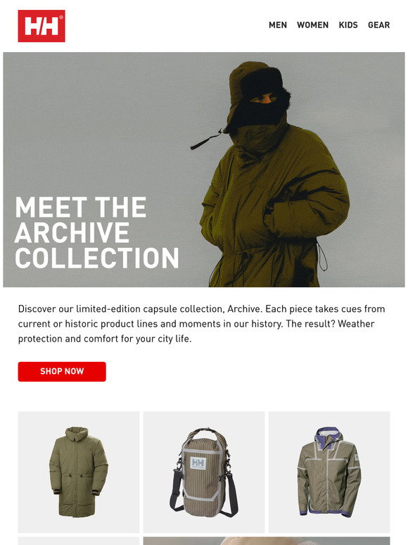 Helly Hansen: Launching now: Archive collection | Milled