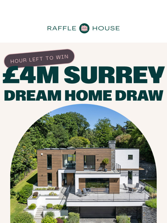 Raffle House: Closing Midnight: Last chance to win this £4M Surrey ...