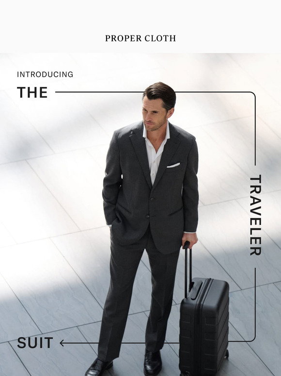 Proper Cloth: Introducing: The Traveler Suit | Milled