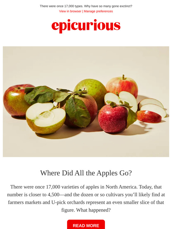 Epicurious: A brief history of apples | Milled