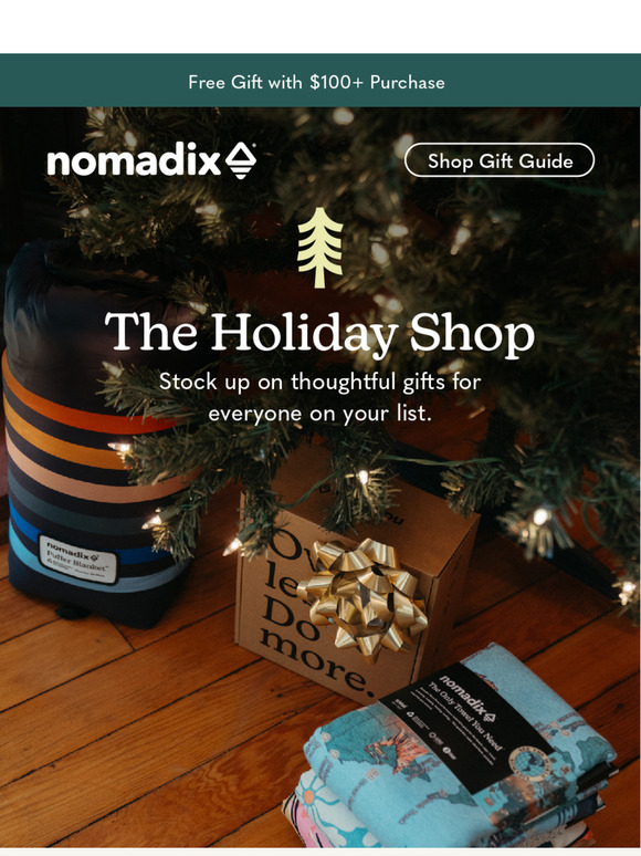 Nomadix: The Holiday Shop Is OPEN 🎄 | Milled