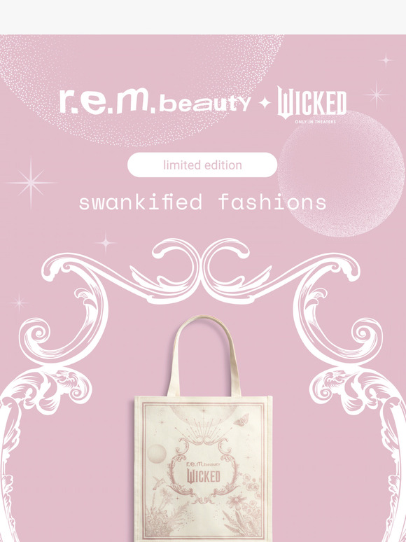 rembeauty.com: new & exclusive: r.e.m. beauty x Wicked merch capsule ...