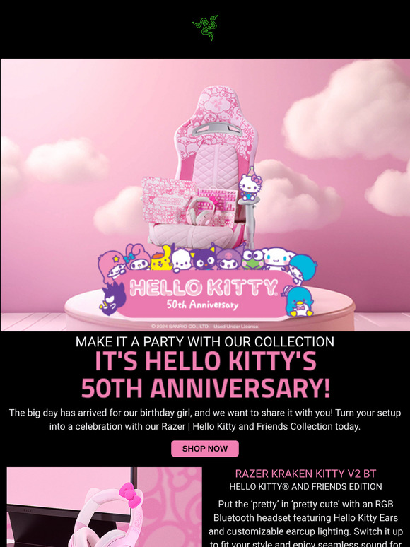 Razer Surround: 🎂Happy Anniversary, Hello Kitty! | Milled