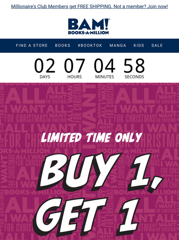 BOOKSAMILLION.COM Email Newsletters: Shop Sales, Discounts, and Coupon ...