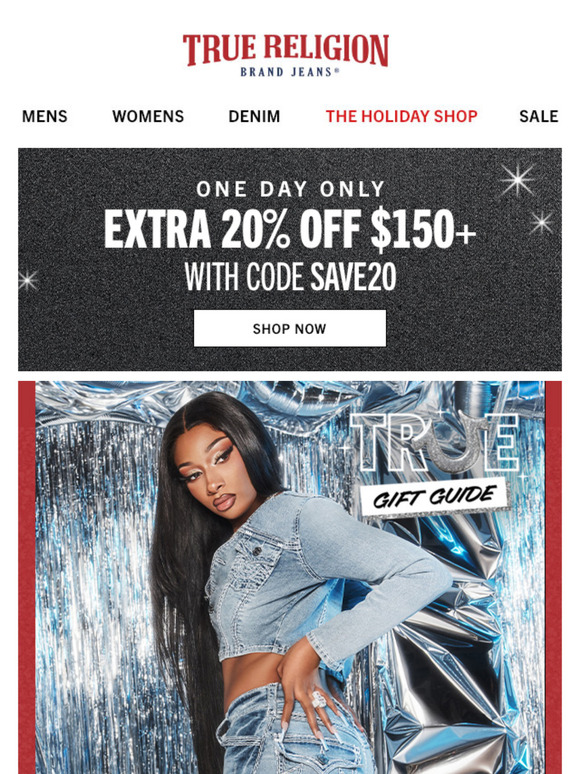 True Religion: GIFTS FOR HER FT MEGAN THEE STALLION 🎁 | Milled