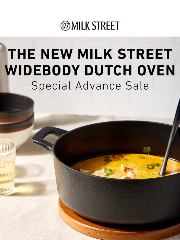 Milk Street Kitchen: The New Milk Street Widebody Dutch Oven | Milled