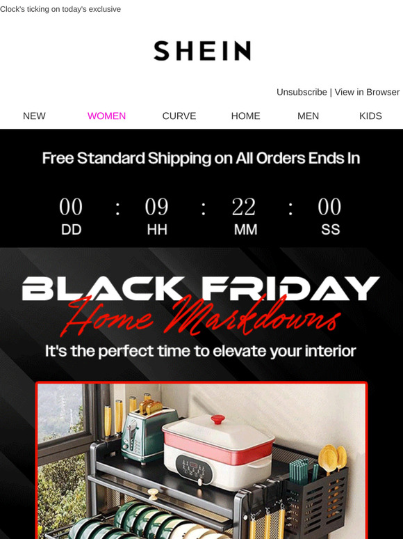SHEIN: Fill Your Home with Our Black Friday Deals 🛋️ | Milled