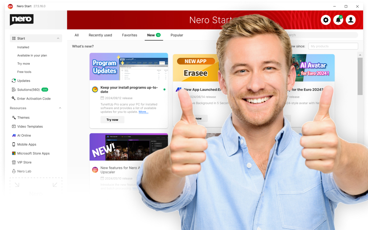 Nero: 🎉 NEW: Nero Platinum Suite 2025 – The tool for every need | Milled