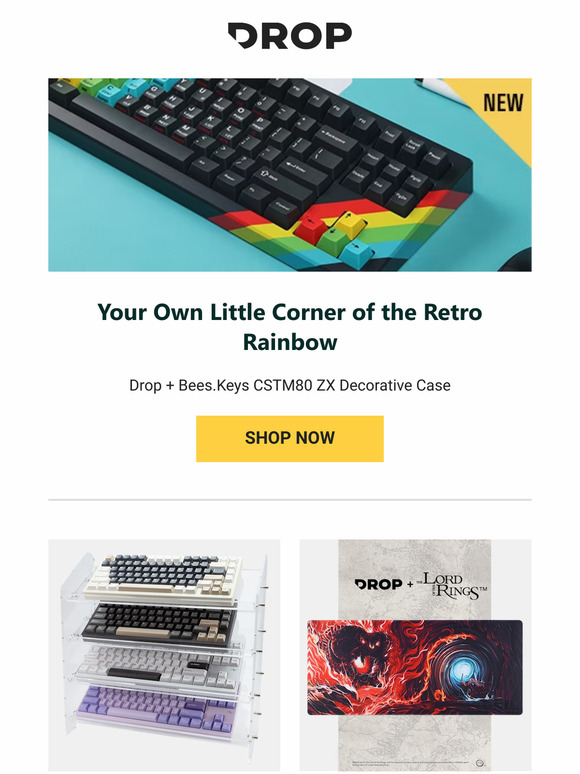 Drop: Alightstone Acrylic Keyboard Display Stand, Drop + The Lord of ...