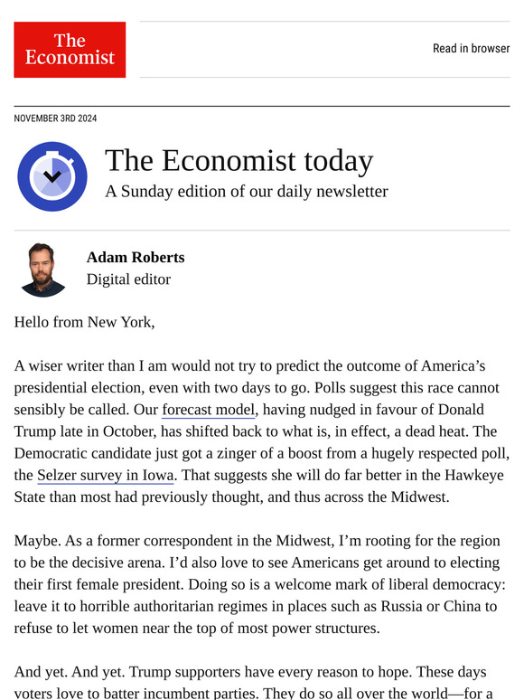 The Economist: Predicting the election result | Milled