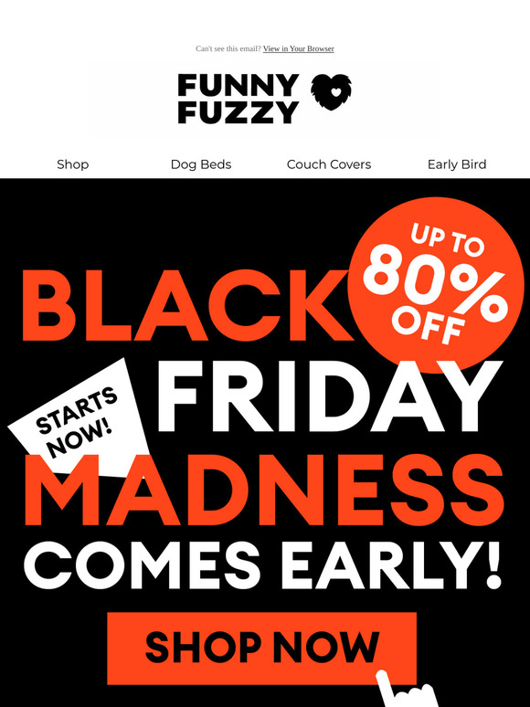 Funny Fuzzy: Up to 80% off! Black Friday Deals Are LIVE! ⏰ | Milled