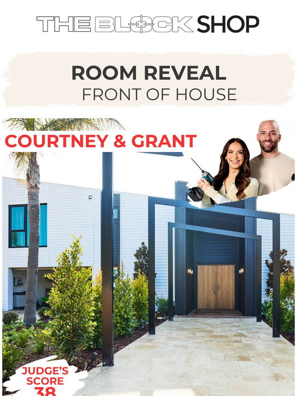 The Block Shop: THE BLOCK ROOM REVEAL 🔨 The Front Gardens, Facades and ...