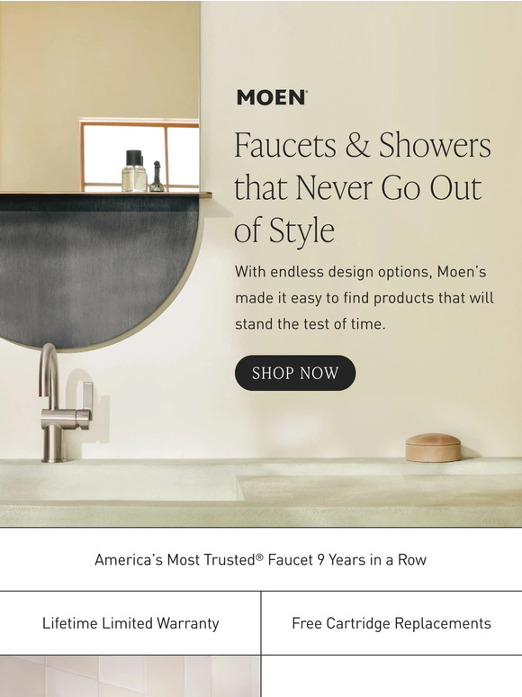 Moen: Designs & styles that stand the test of time | Milled