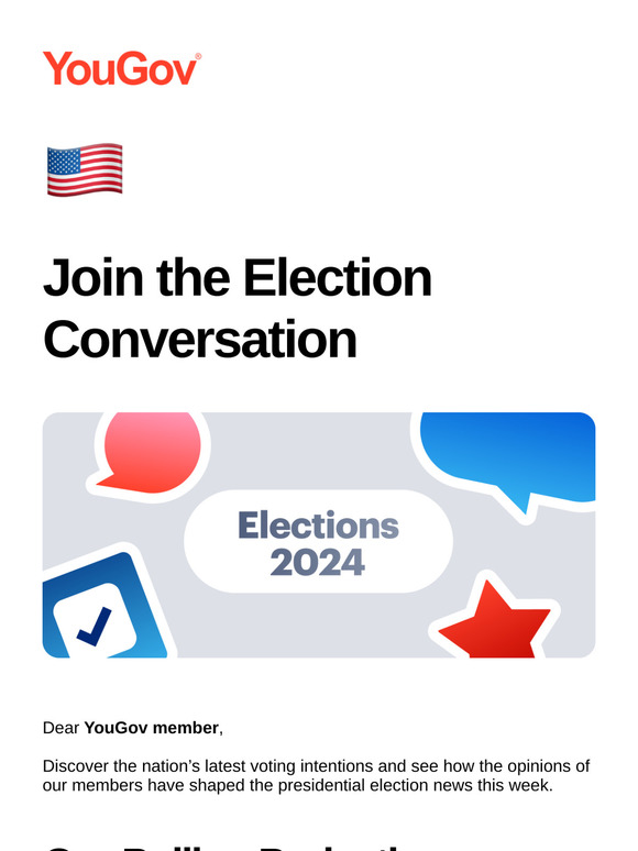 YouGov - Marktforschung Panel 45+: Our latest 2024 US election poll ...