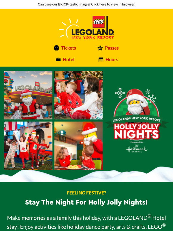 Legoland: It's Time to Plan Your Holidays Sleepover 🎅 | Milled