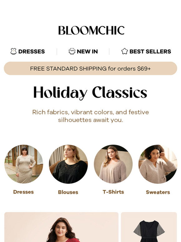BloomChic: Hey, Check Out Our New Seasonal Styles! 🎁 | Milled