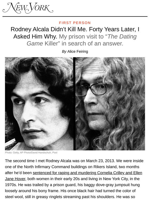 The Cut: Rodney Alcala Didn’t Kill Me. Forty Years Later, I Asked Him ...