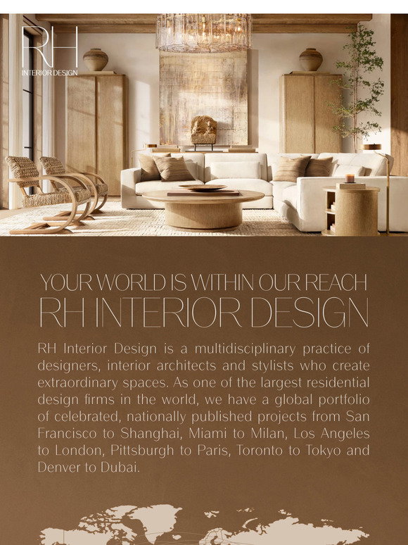 Restoration Hardware: Request a Design Consultation & Reimagine Your ...