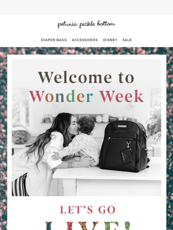 Petunia Pickle Bottom: Wonder Week Starts NOW! 🎉 🎁 | Milled