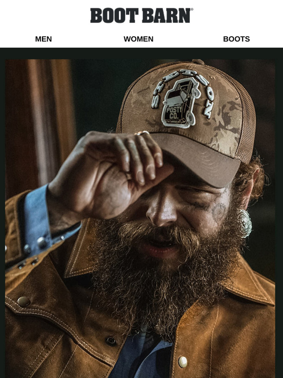Boot Barn: Limited Edition Stetson X Post Malone Ball Caps | Milled