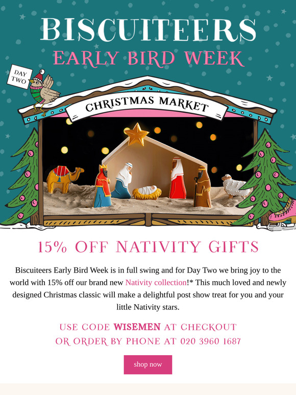Biscuiteers Baking Company: BRAND NEW | 15% off Nativity gifts for ...