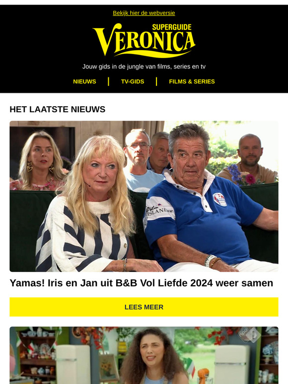 Veronica Magazine: Yamas! Iris en Jan uit B&B Vol Liefde 2024 weer ...