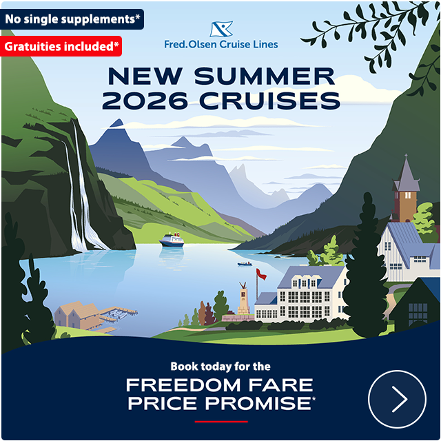 Iglu Cruise: New summer 2026 cruises with Fred. Olsen | Milled