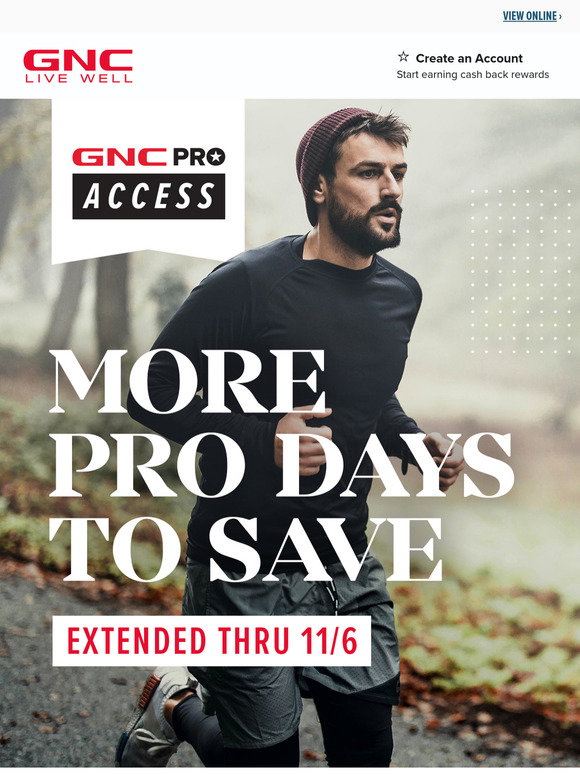 GNC: PRO Days Ends Today | Milled