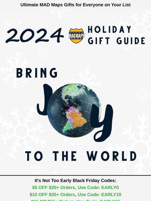 Maps: 2024 MAD Maps Gift Guide: Ultimate gifts for roadtrippers ...