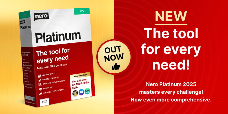 Nero: 🚀 NEW VERSION: Nero Platinum Suite 2025 – The all-in-one solution ...