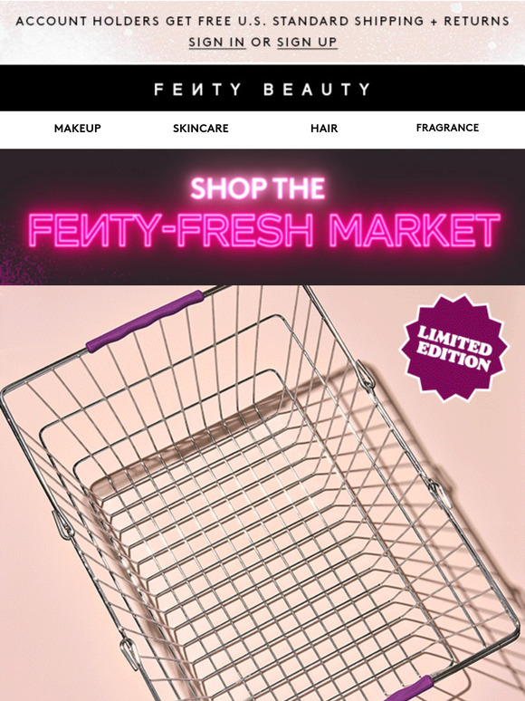 Fenty Beauty: Now open 🎀: The Fenty-Fresh Market | Milled