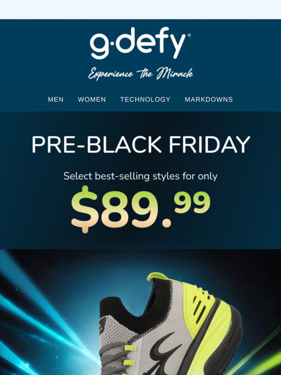 Gravity Defyer: Don't Wait Until Black Friday for Savings | Milled