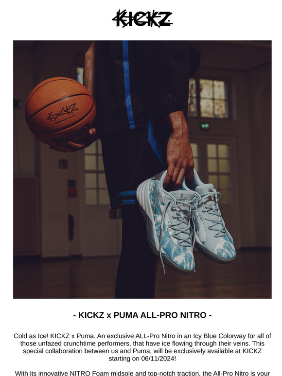 Kickz: Release: KICKZ x PUMA All-Pro Nitro ‘Ice in my veins’ ! | Milled