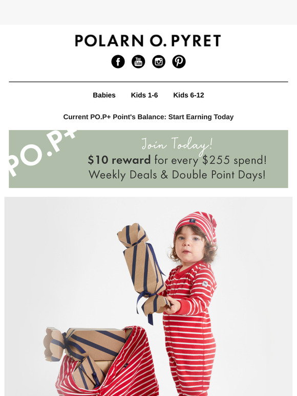 Polarn O. Pyret: 20% Off Home for the Holidays Collection! | Milled