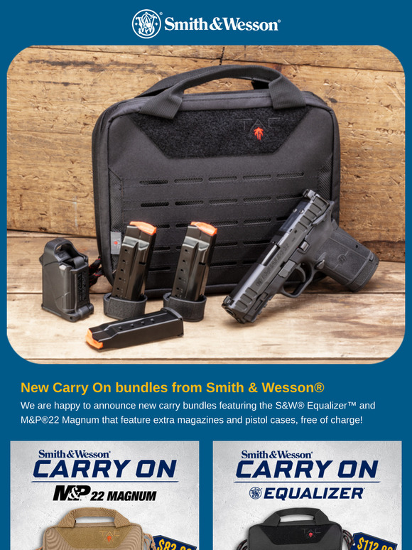 Smith & Wesson: NEW: Carry On Kits | Milled