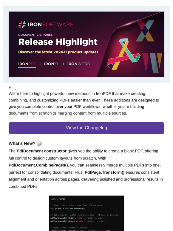 Iron Software: Release Highlight : New Methods for Enhanced PDF ...